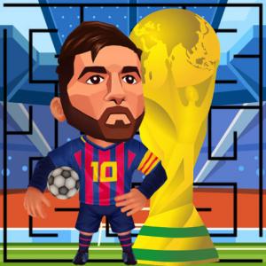 Play Messi in a maze game online on SoccerGames.Games