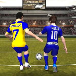 Play Messi vs Ronaldo KTT game online on SoccerGames.Games